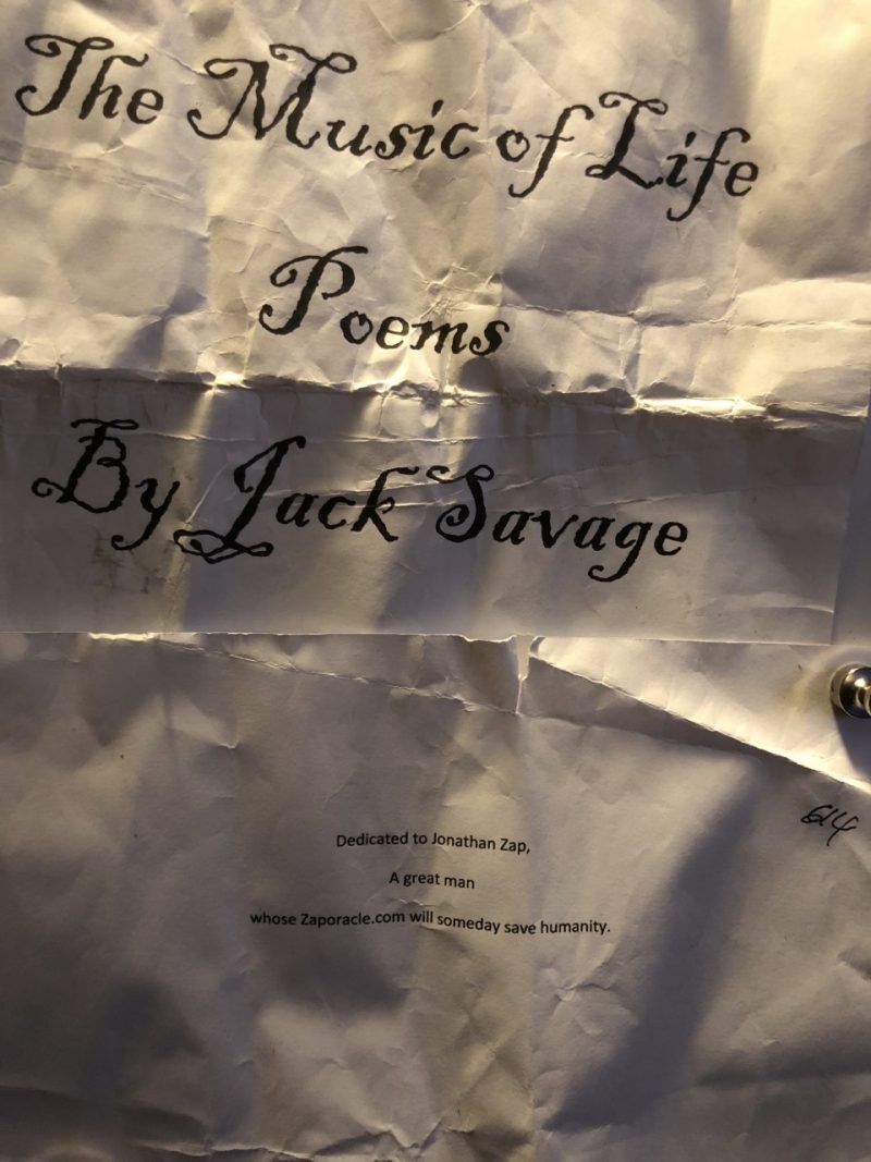 Savage Reflections-The Soulful Poems of Jack Savage - ZapOracle.com